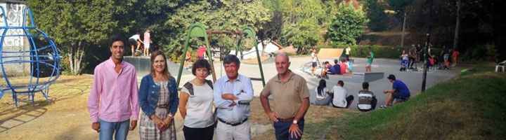 Béjar estrena Skate Park en el parque de Santa Ana